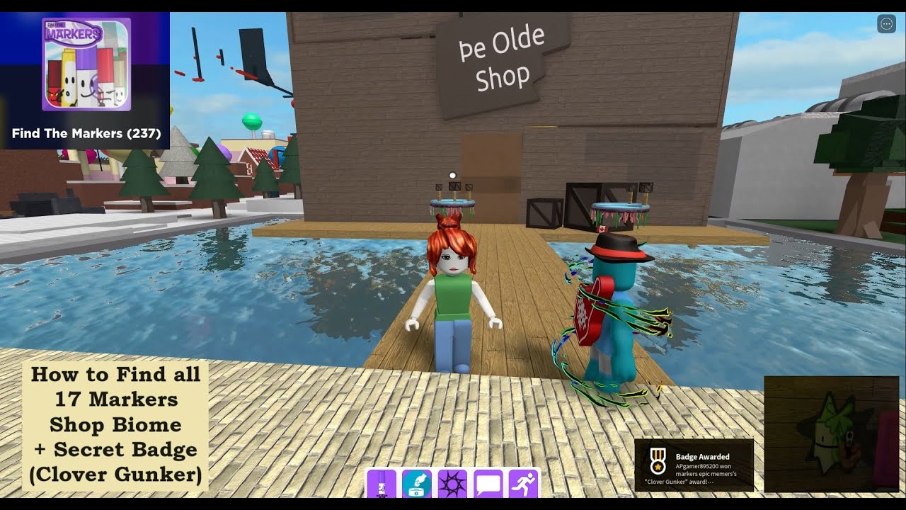 How to Find all 17 Markers at Shop Biome - "Find The Markers" Roblox ...