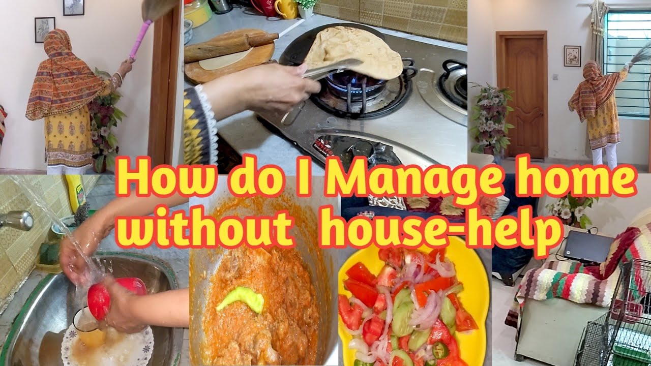 How Do I Manage Home Without House Help/Maids/Tips To Do Household ...