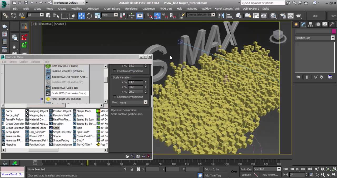 Tutorial Pflow-3ds Max-Formar objecto con particulas - YouTube