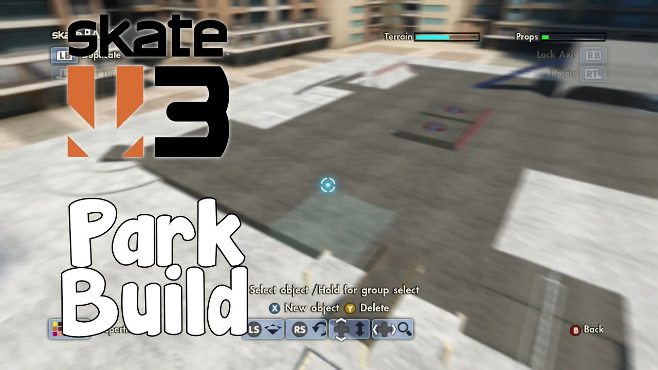 Skate 3 Park Build: Reworked Plaza - YouTube