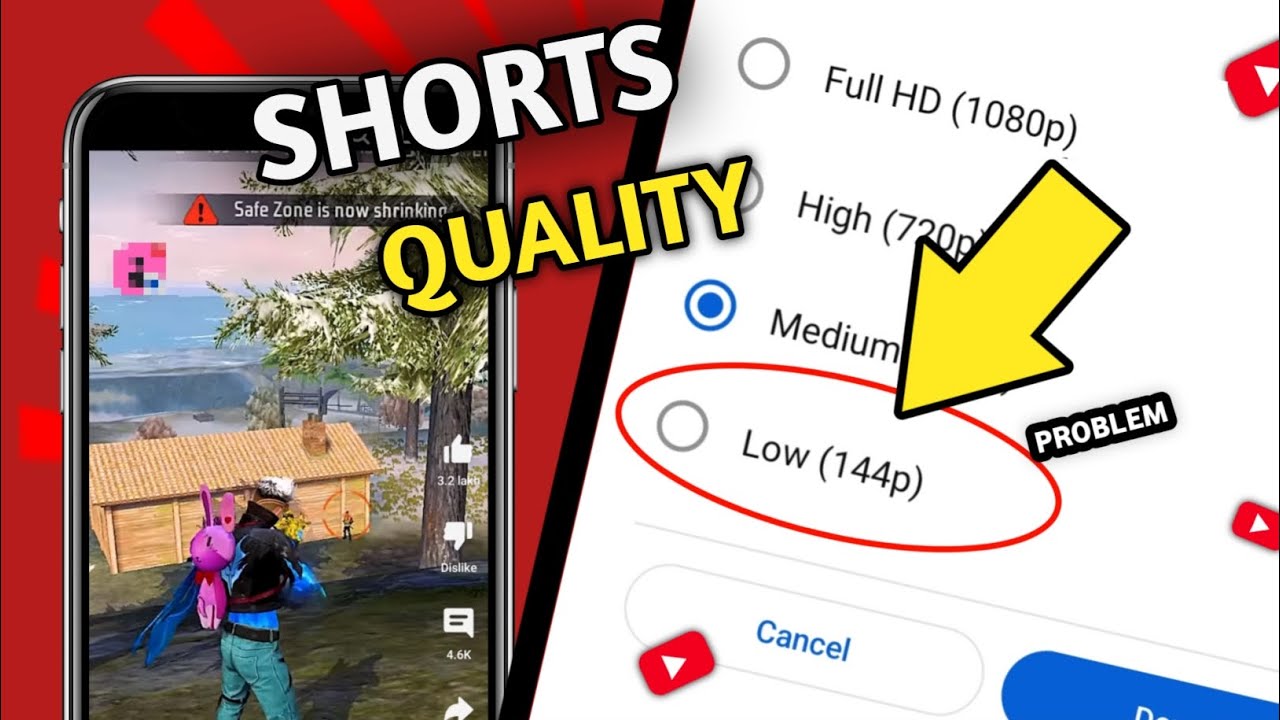 Shorts video quality problem | Shorts video quality kaise badhaye ...