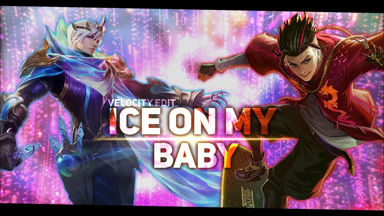 ICE ON MY BABY 🥶💙 | MLBB VELOCITY COLLAB EDIT | FREE PRESET - YouTube