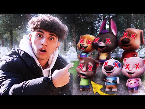 *TOM VE ARKADAŞLARI ÖLDÜ* TOM VE ARKADAŞLARININ MEZARINA GİTTİM !! (My Talking Tom Friends)