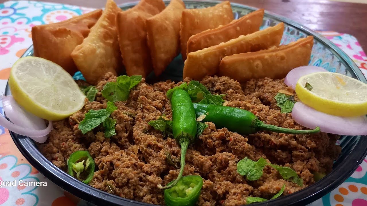 Lagan ka Qeema with plain Lukhmi | famous Hydrabadi Lagan ka qeema ...