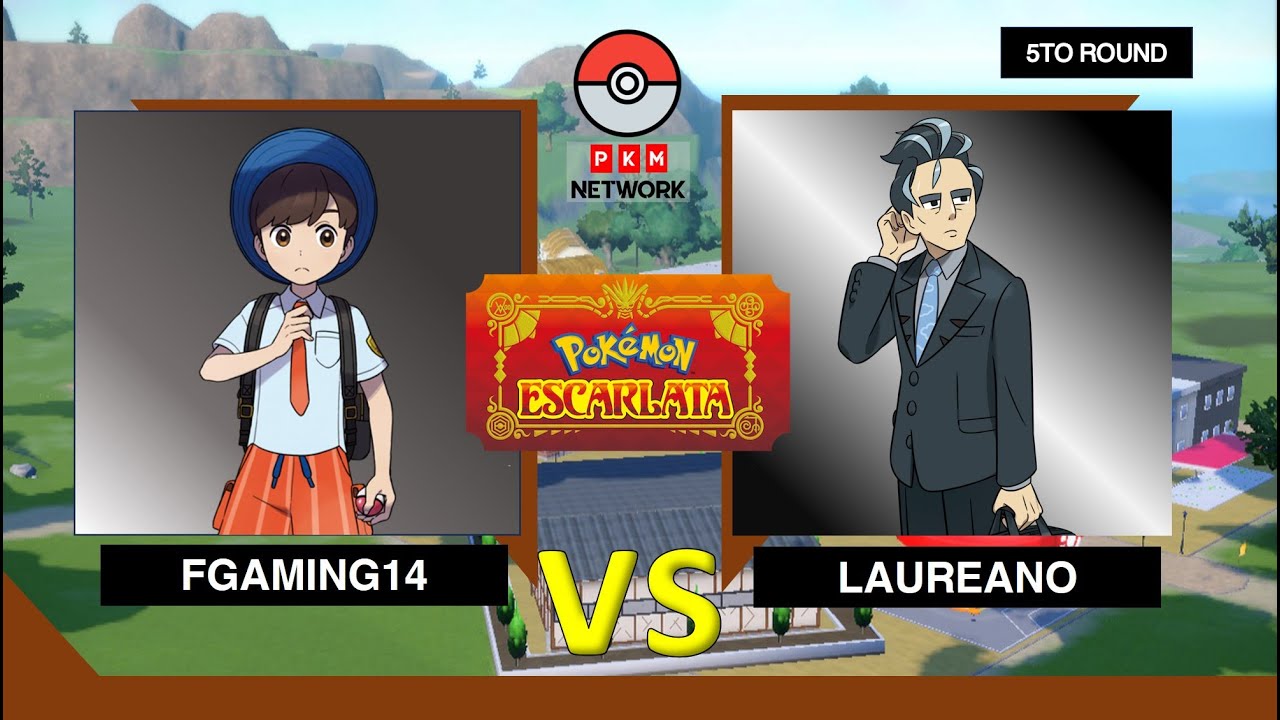 Quinto combate de la REGION de PALDEA - FGAMING14 vs LAUREANO - YouTube