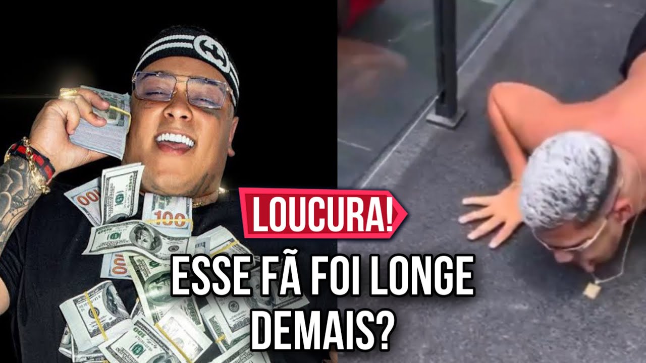 FÃ de MC Ryan SP Lambe o chão da casa do Cantor e Viraliza 😳 - YouTube