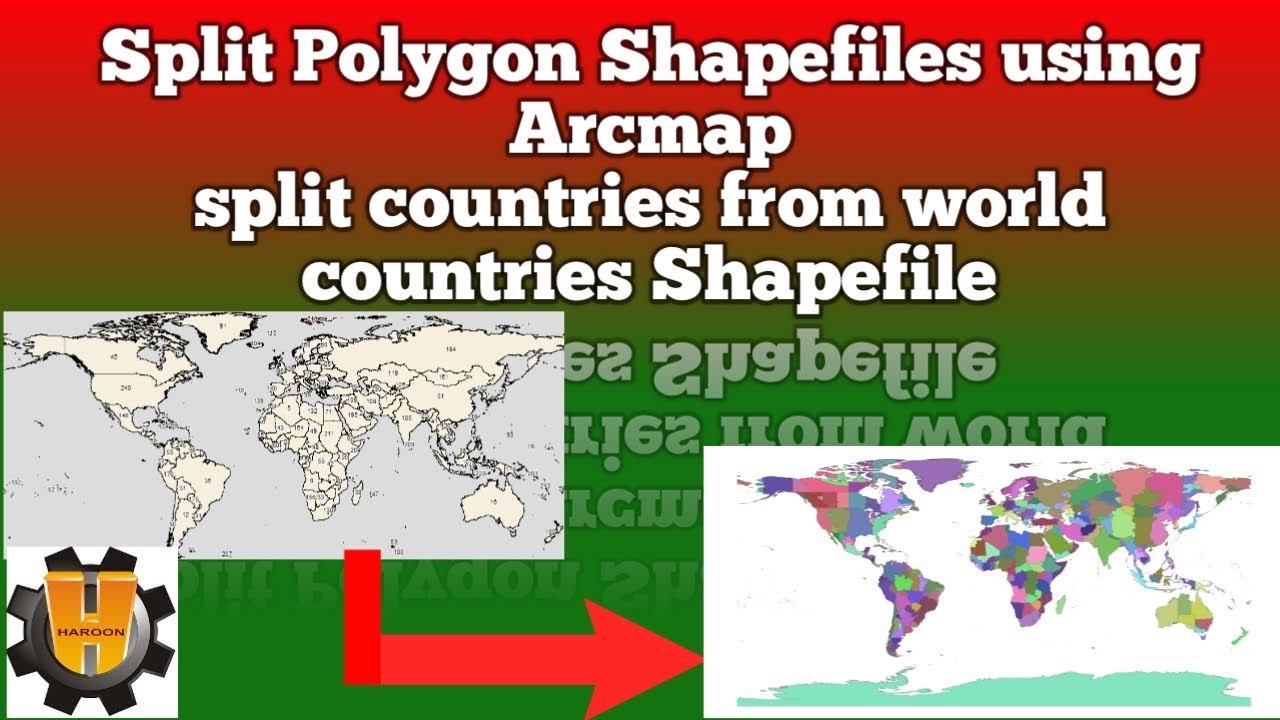Splitting a World Countries Shapefile to Individual Countries in single ...
