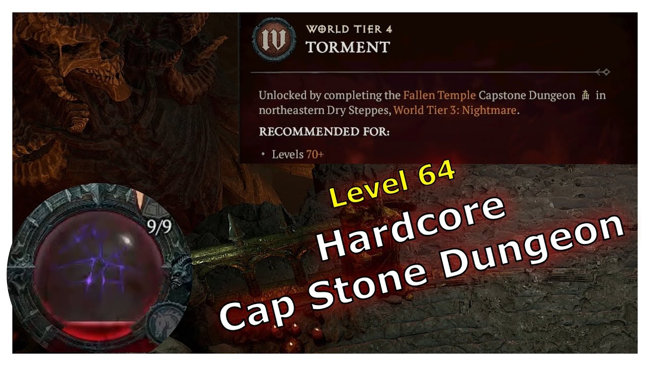 Hardcore Level 64 Going in Blind to the Torment (level 70) Capstone ...