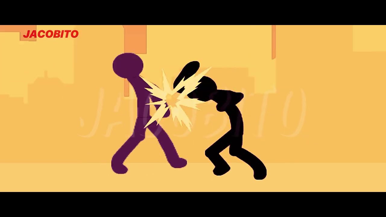 Black vs Purple Stick Man Fight / My First Time Making Stick Man ...