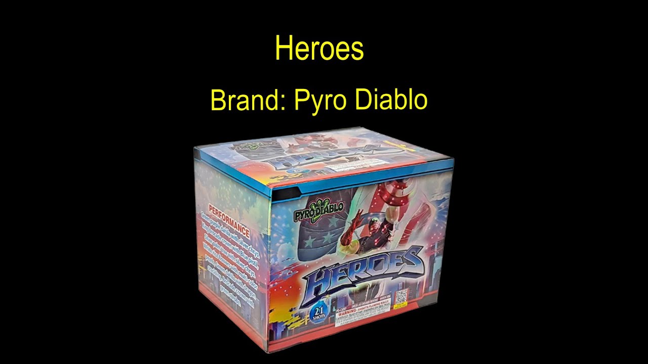 Heroes 500 Gram Pyro Diablo Fireworks - YouTube