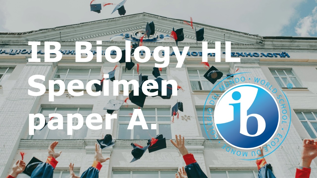 2025 IB Biology HL Specimen Paper – Theme A - YouTube