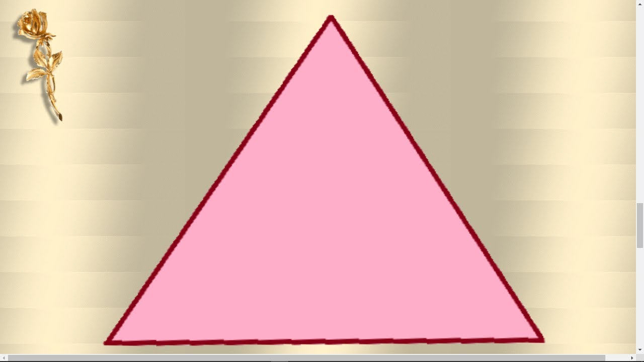 Origami : Comment faire un triangle équilatéral - YouTube