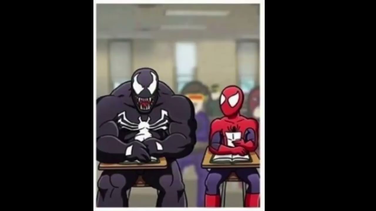 Venom Passes Spider man A Note (Meme Comic Dub) - YouTube