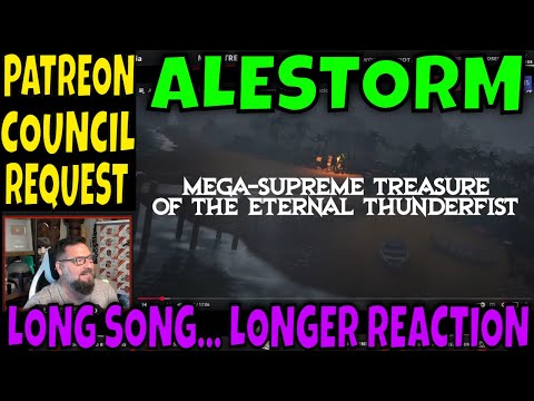 ALESTORM - Mega-Supreme Treasure of the Eternal Thunderfist | OLDSKULENERD REACTION |