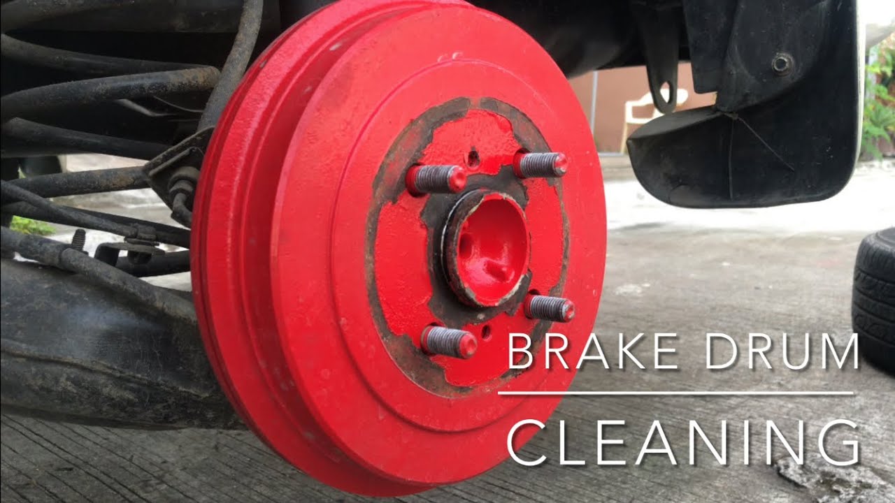 Drum brake shoe cleaning| How to DIY| Paano maglinis ng brake shoe drum ...