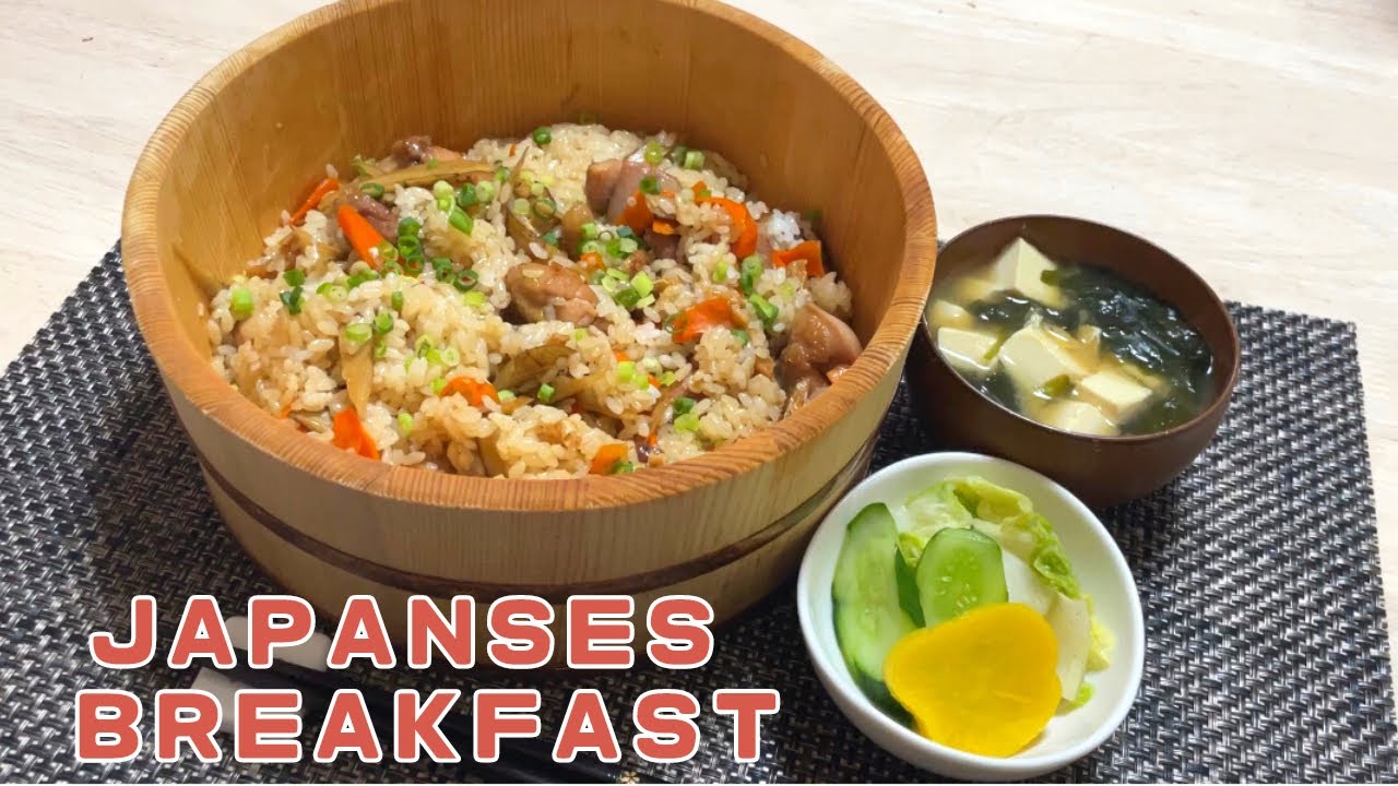 【Japanese chicken rice】Japanese breakfast preparation【Torigomoku】 - YouTube