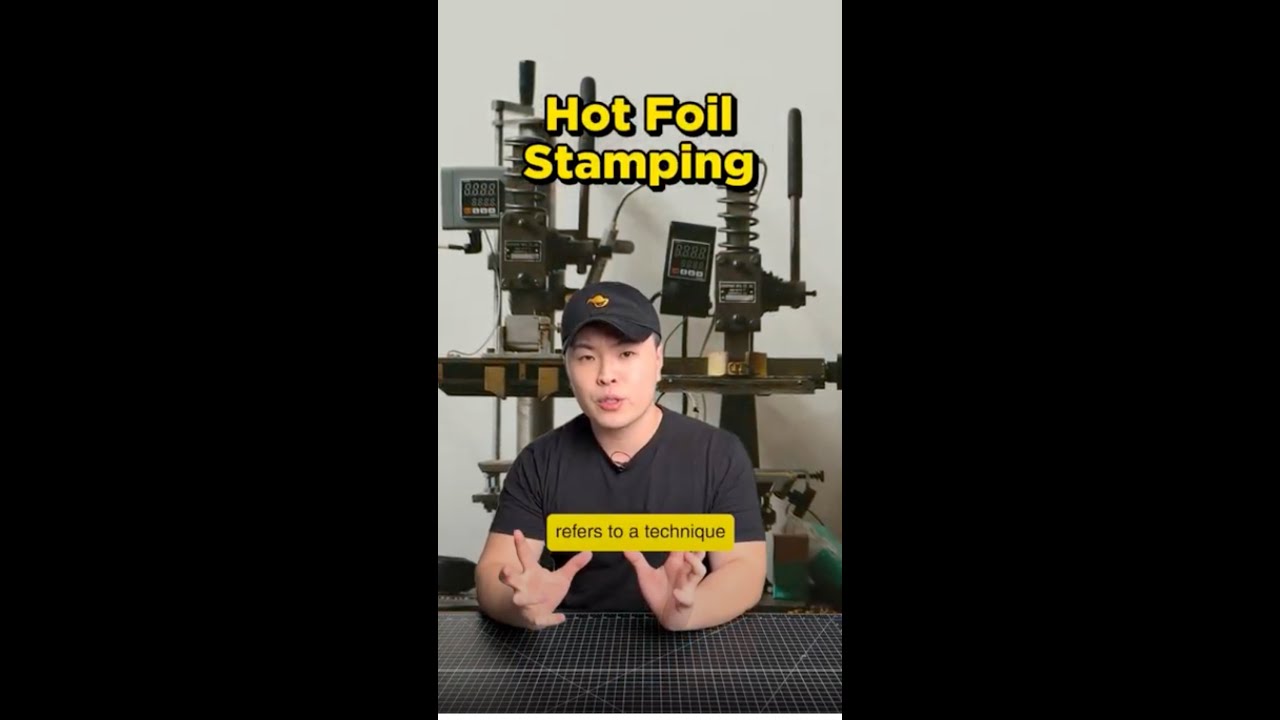 Using Gold Foil Stamping to Elevate Your Packaging - YouTube