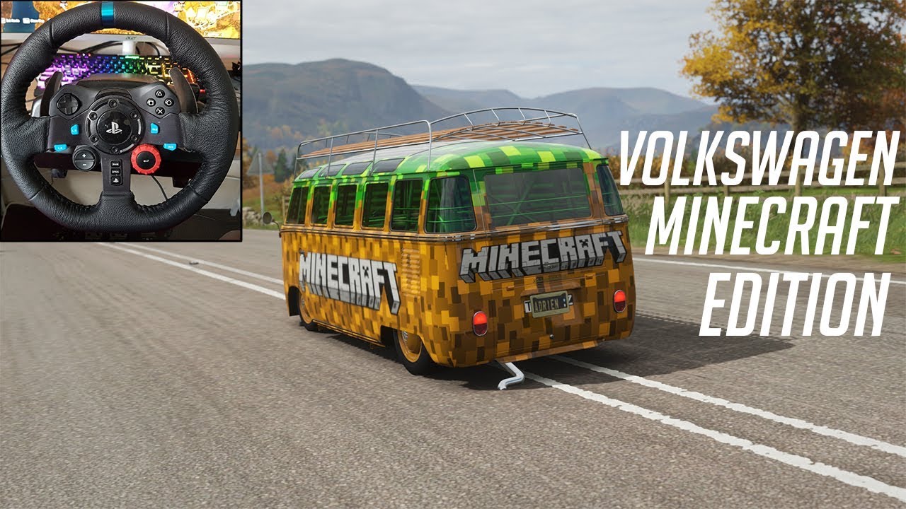 1963 Volkswagen Minecraft Edition Test Drive- Forza Horizon 4 [Logitech ...