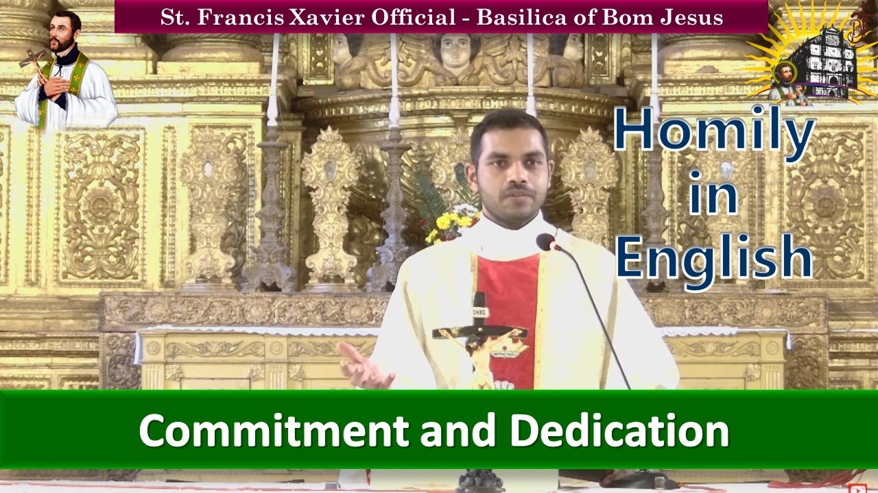 Sermon - Commitment And Dedication - Homily in English - 22 Aug 2023 # ...