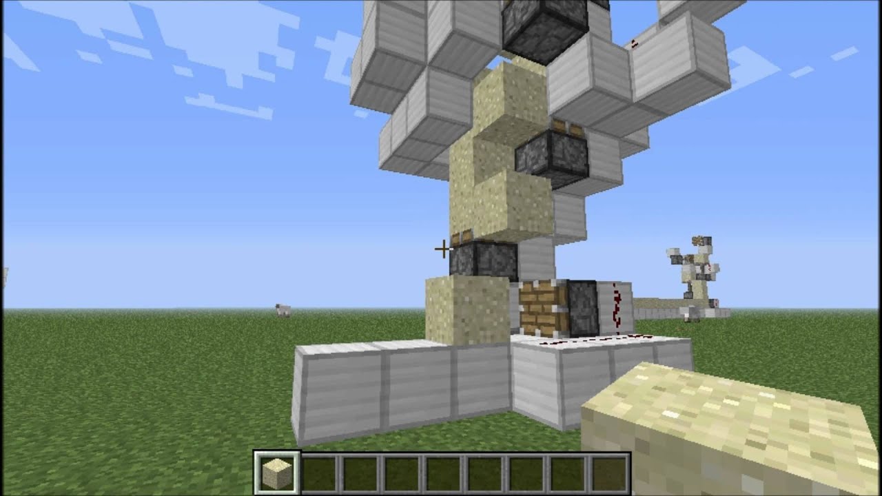 MINECRAFT - IMPROVED SAND DUPLICATOR 1.2.5! - YouTube