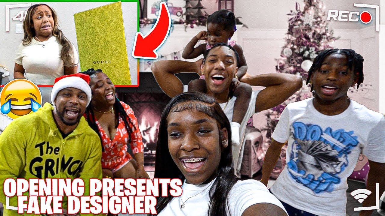 We bought the girls Fake Designer/Opening PRESENTS on Christmas Day ...