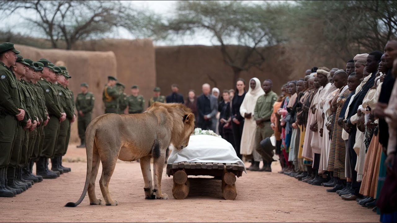 A Lion Attends His Savior's Funeral, You Won't Believe What He Did Next ...