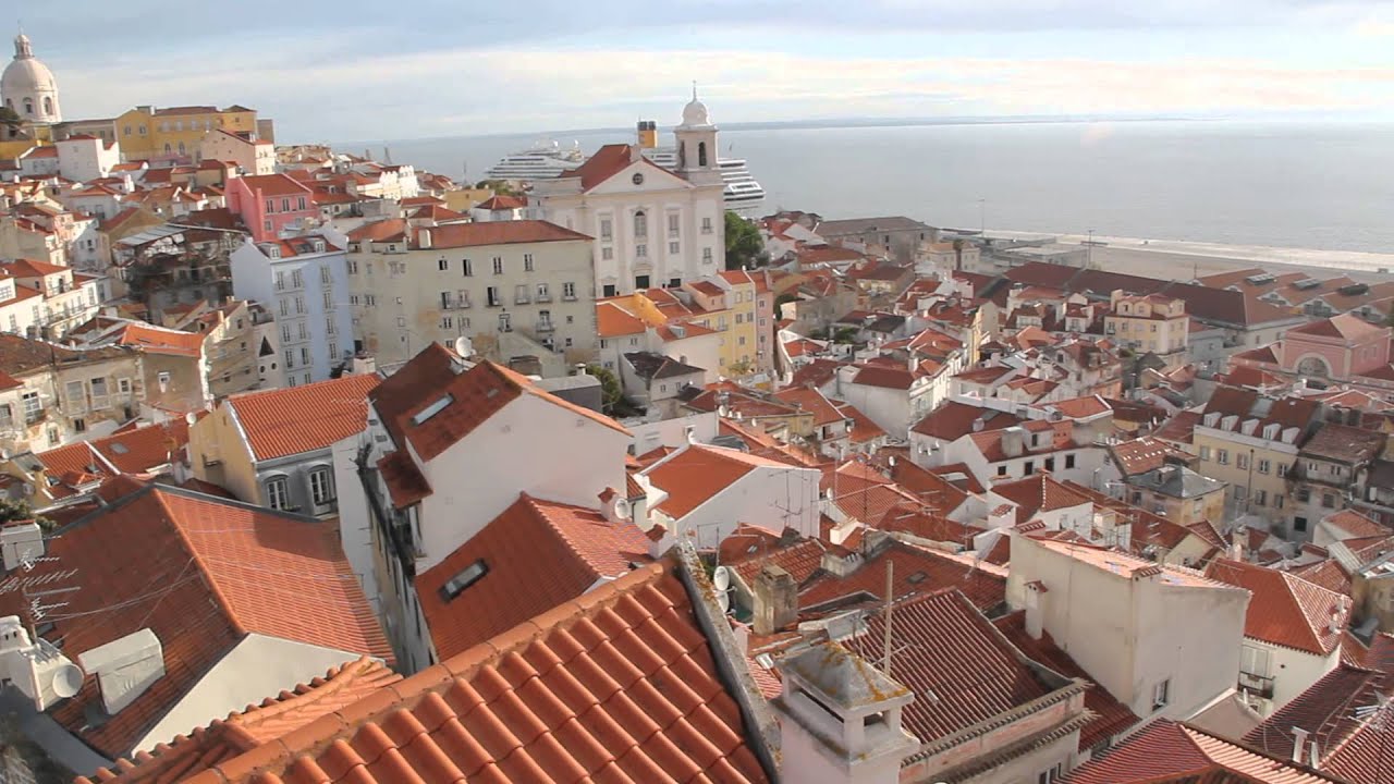 Mirador Portas do Sol en Lisboa - YouTube