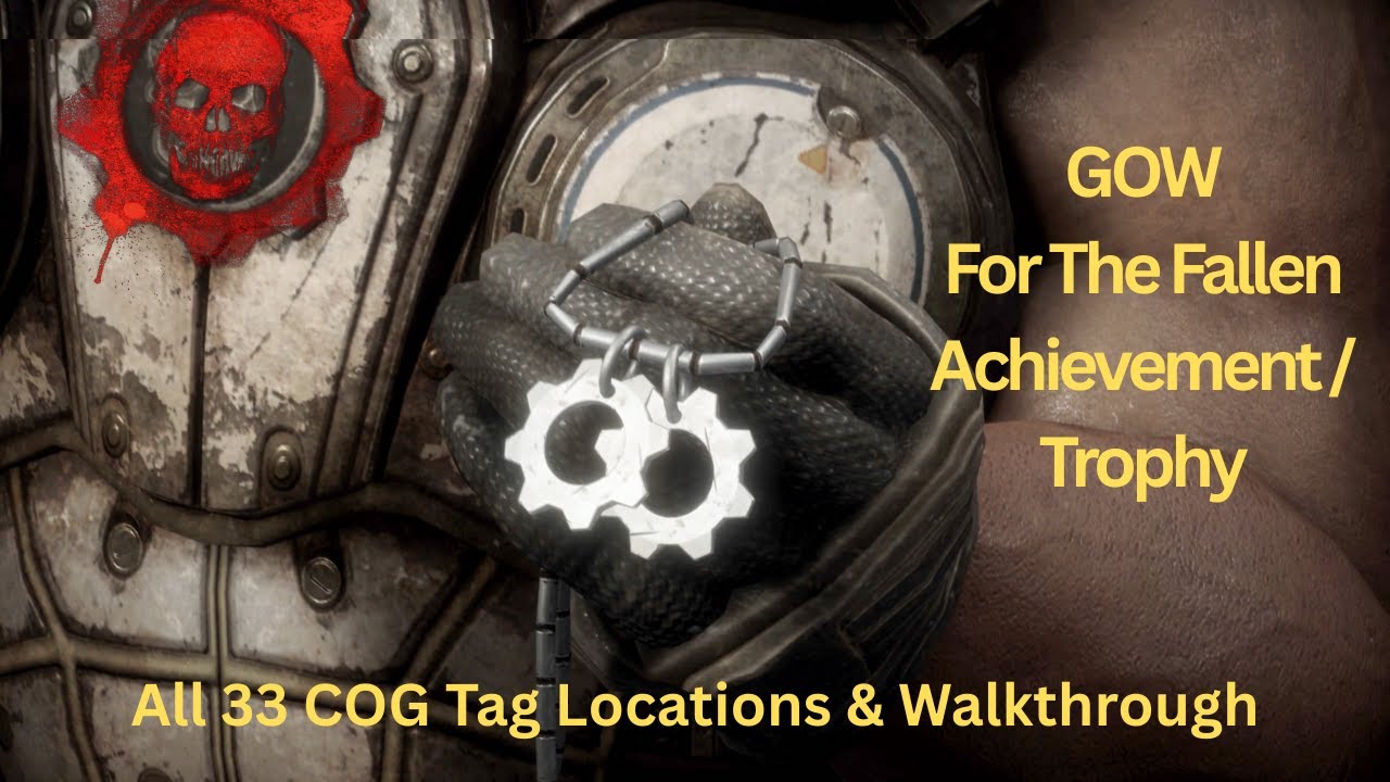 ALL 33 COG TAGS LOCATIONS ON GEARS OF WAR RELOADED! - YouTube
