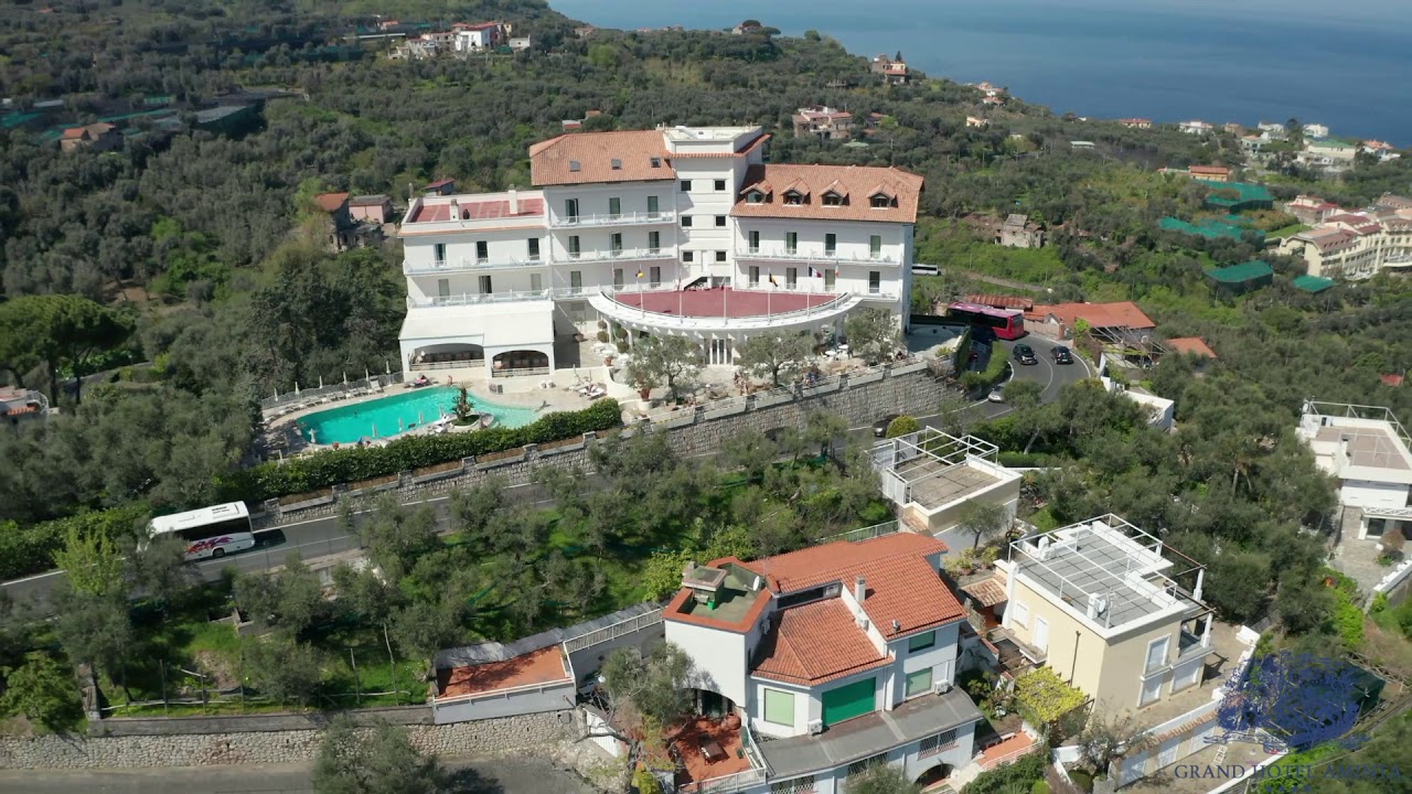 Grand Hotel Aminta Drone Footage 4K HD - YouTube