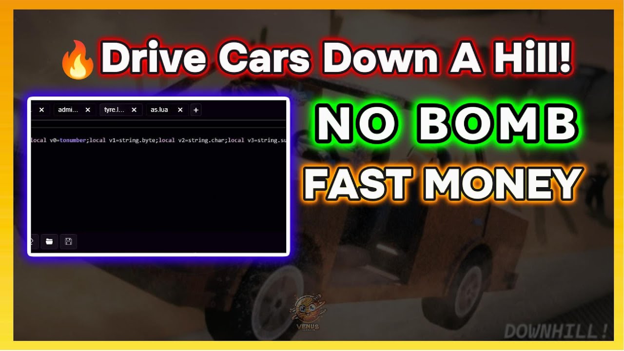 🔥NEW DRIVE CARS DOWN A HILL SCRIPT 🔥 NO BOMB 💥WORKING💥FAST MONEY ROBLOX ...