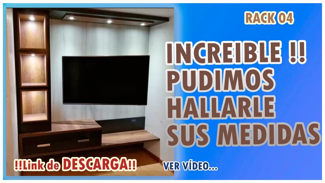 Como Diseñar un RACK para TV - YouTube