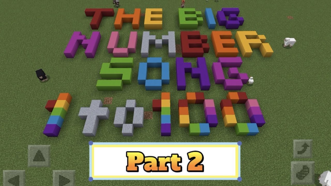 Big Number Song｜1-100 Song｜Minecraft｜Song for Kids｜Part 2 - YouTube