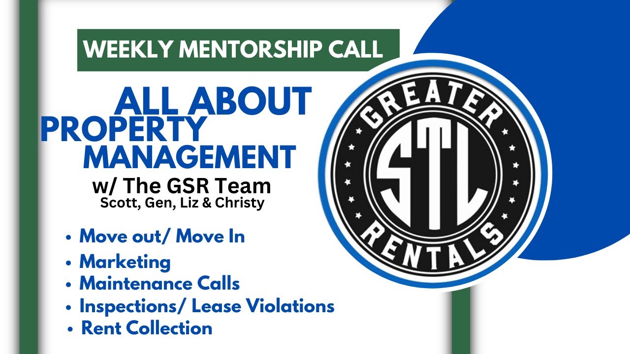 All About Property Management w/ The Greater STL Rentals Team - YouTube