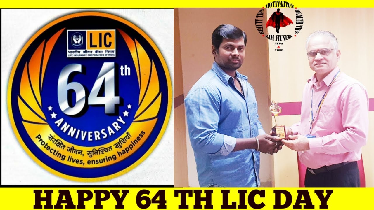#LIC | HAPPY 64 TH LIC DAY | SAM FITNESS & ENTERTAINMENTS - YouTube