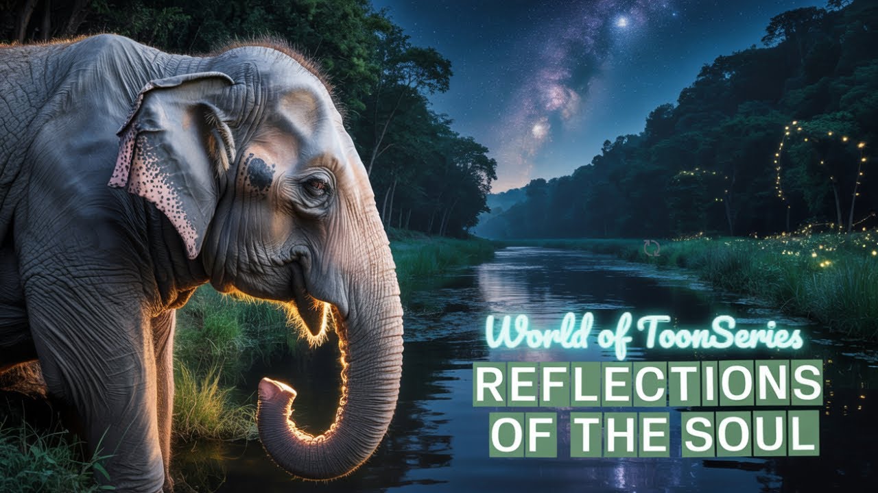 The Wise Elephant and the River of Reflection | World of ToonSeries | English Stories - YouTube