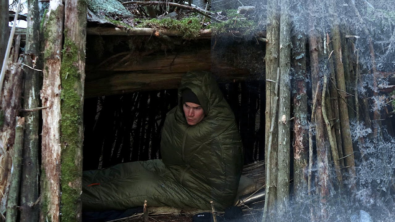 Camping in Freezing -14°C [6°F] ️But Staying Warm by the Fire & Cozy ...