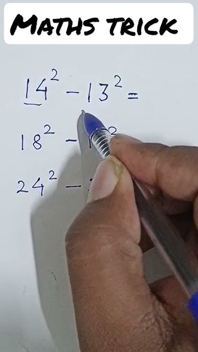 maths trick||math trick #shorts #short #math #mathtrick #ytshorts #viral - YouTube
