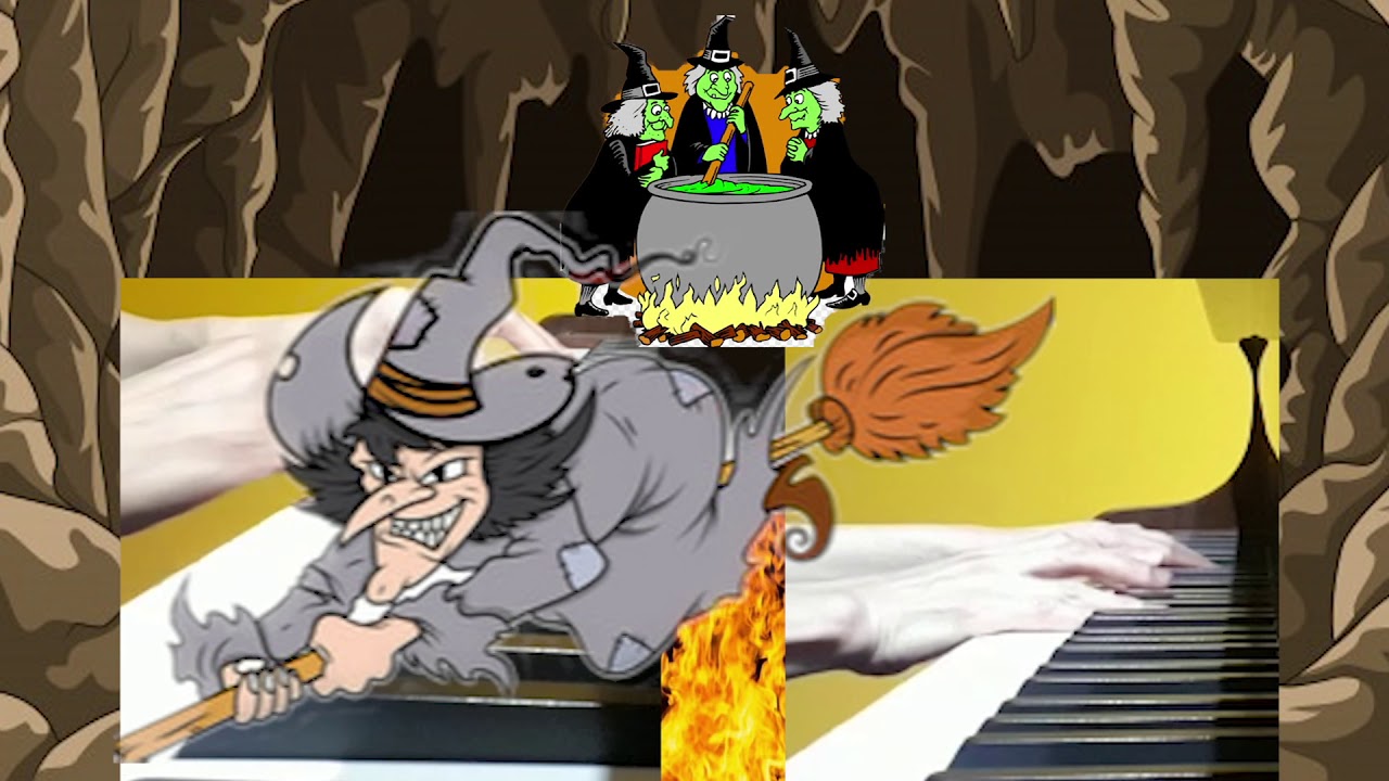 Halloween Piano Music Collection (9 of 13 ) Witches’ Dance (DUET) - YouTube