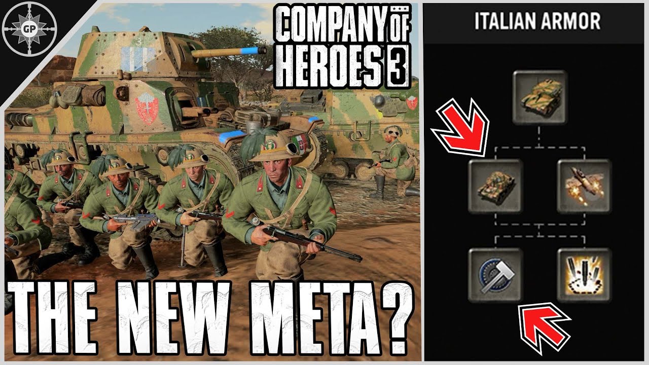 The NEW META? | CoH3 DAK Italian Combined Arms Battlegroup Guide - YouTube