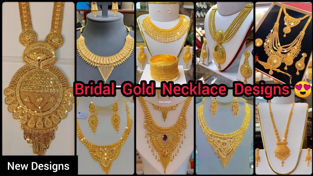 Gold necklace set/gold jewellery/ trending /gold Necklace Designs 2023 ...
