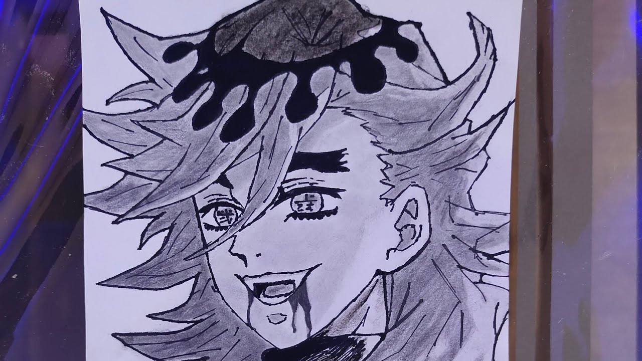 new sketch doma : demon Slayer #anime #sketch #demonslayer #doma # ...