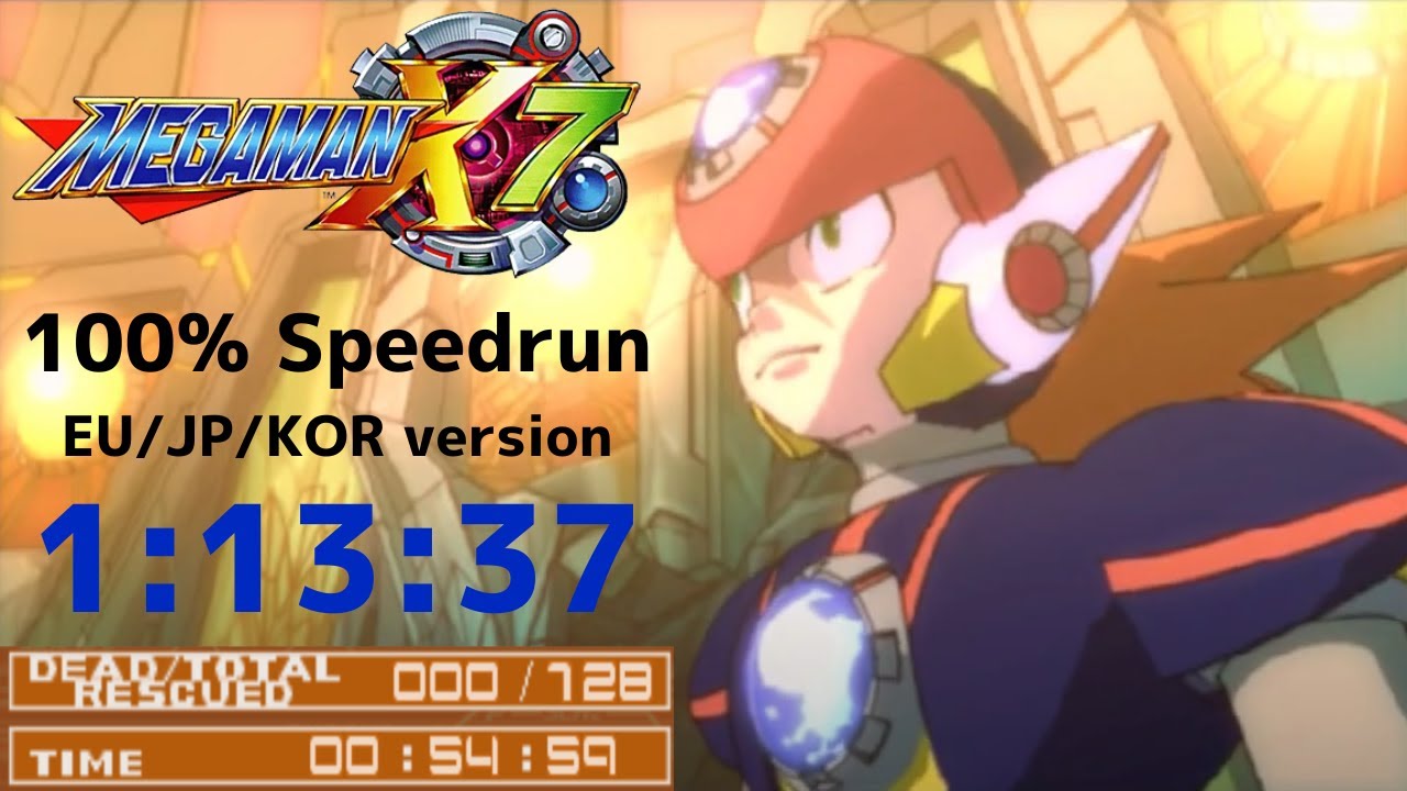 ロックマンX7 100% RTA 1:13:37 / Mega Man X7 Speedrun - YouTube