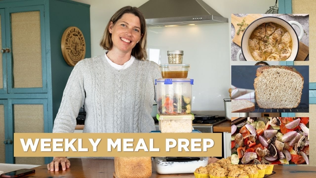 WEEKLY MEAL PREP ROUTINE | 7 Ingredients + PDF Guide (Sunday Reset ...