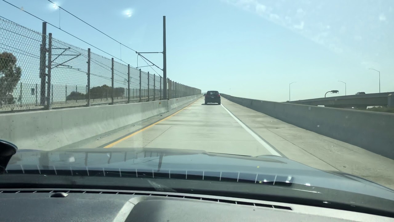 Ramp on I-105 Carpool to I-110 to Downtown Los Angeles Part 1 - YouTube