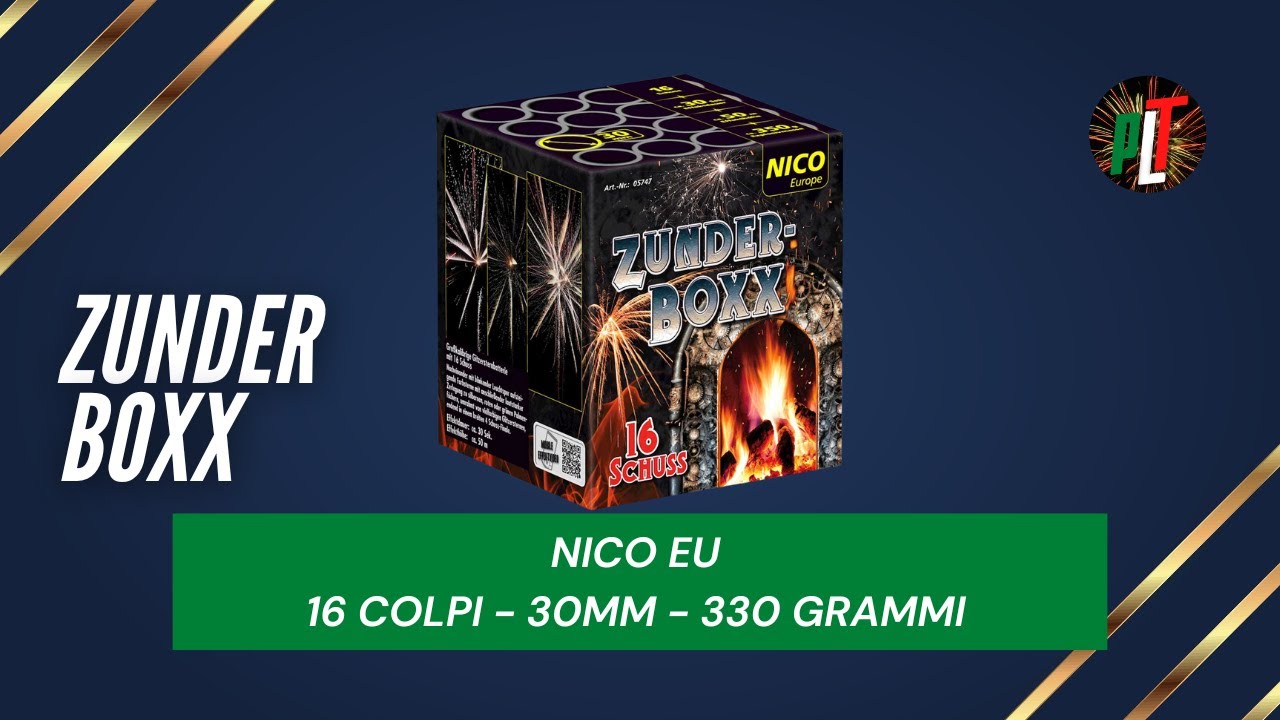 Test Batteria ZUNDERBOXX 16 colpi 30mm di NICO FIREWORKS EU - 2024 ...