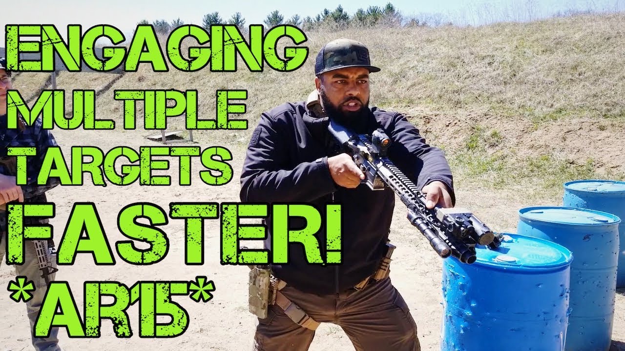 ENGAGING MULTIPLE TARGETS FAST WITH AN AR15 - YouTube