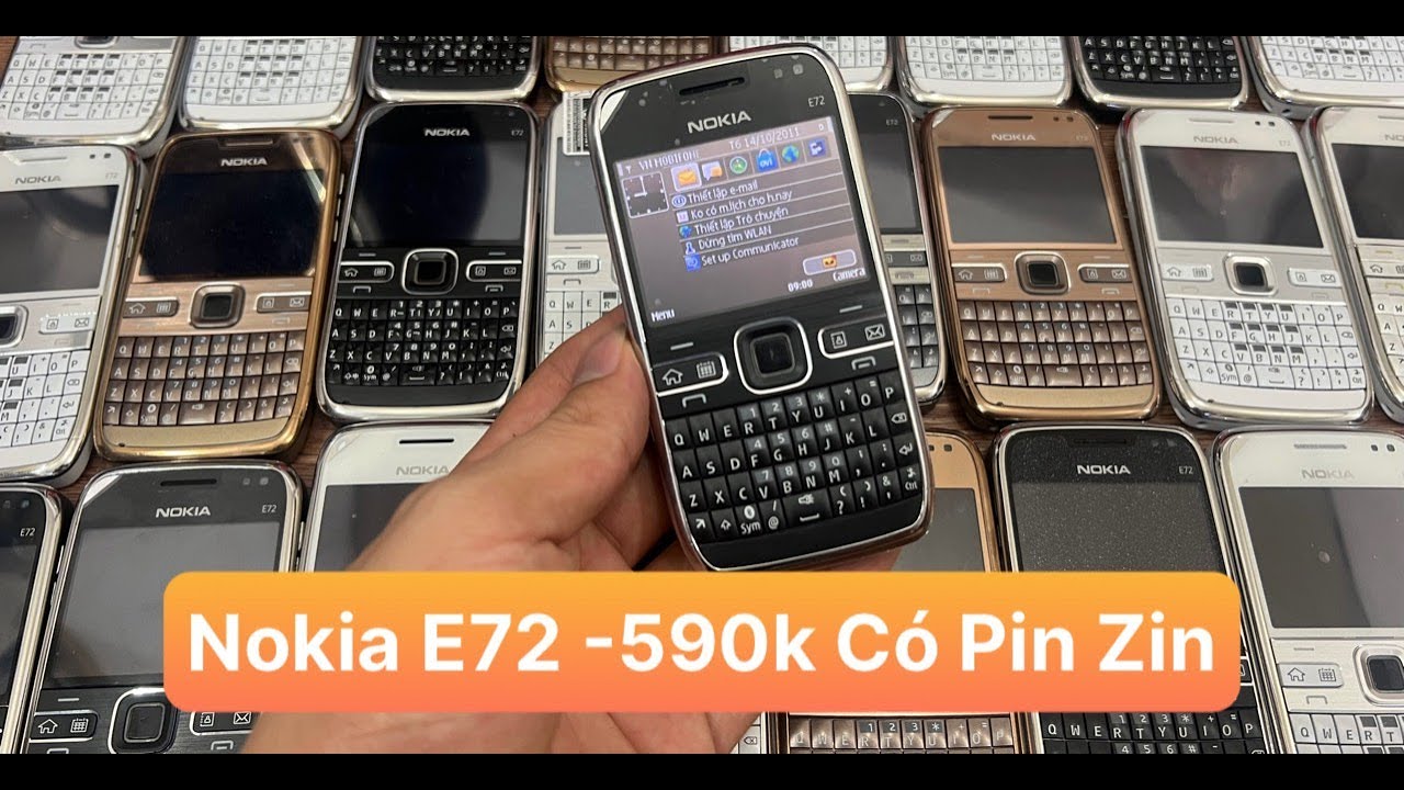 Nokia E72 cũ chính hãng đầy đủ tính năng - bảo hành 1 năm