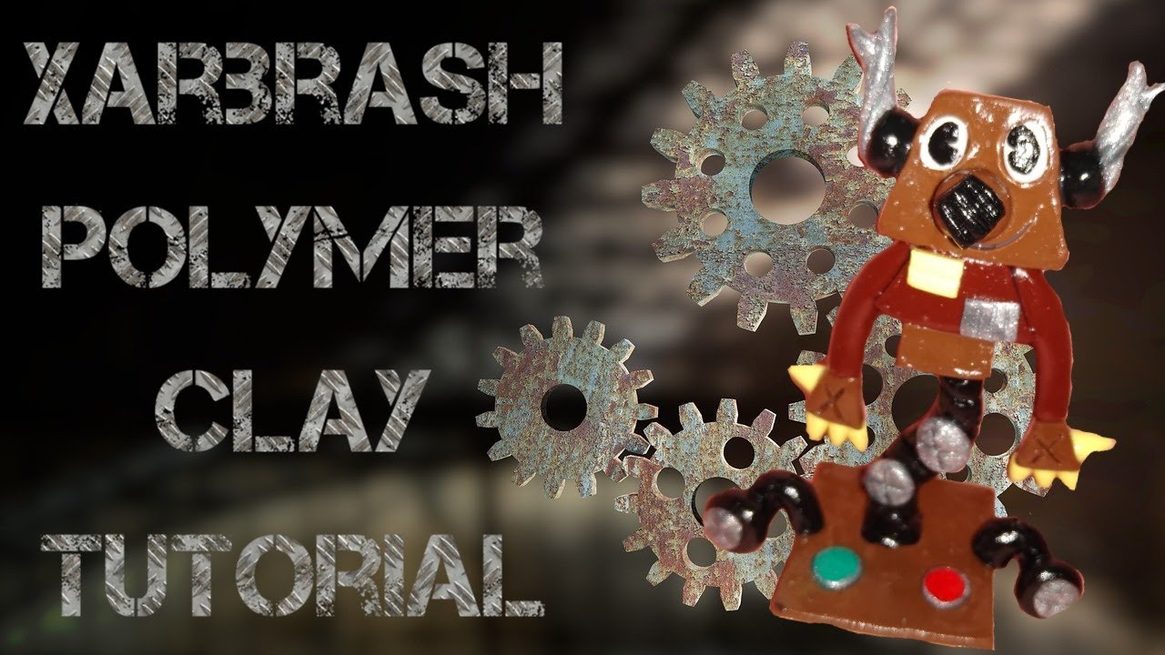 My singing monsters Xarbrash polymer clay tutorial - YouTube