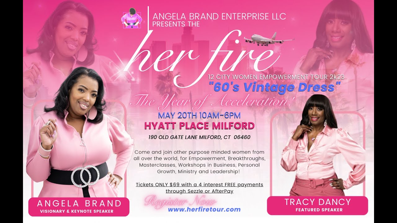 Her Fire Tour Speakers Interview with Angela Brand & Tracy Dancy - YouTube