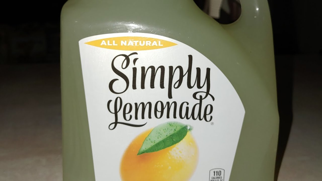 Simply Lemonade 100% Natural & Delicious 🍋 - YouTube